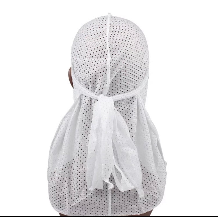 Black Breathable Mesh Durag – Splash Team Merch